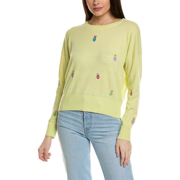WISPR | Sweaters | Wispr Pineapple Embroidery Sweater | Poshmark